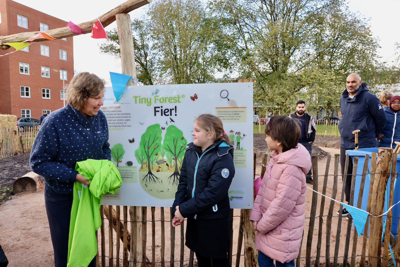 Allereerste Tiny Forest, er komen er vast meer! - Jutter | Hofgeest