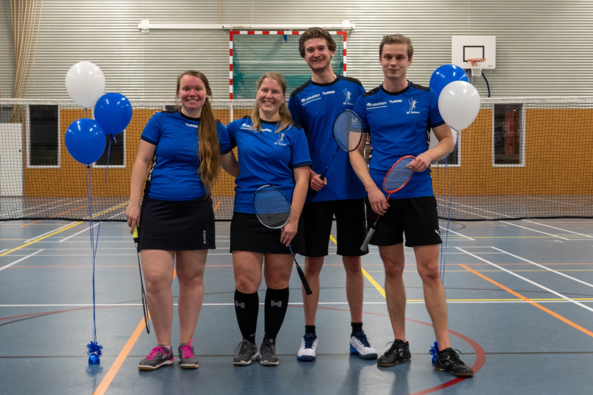Team 1 van Badmintonclub Velsen is kampioen - Jutter | Hofgeest