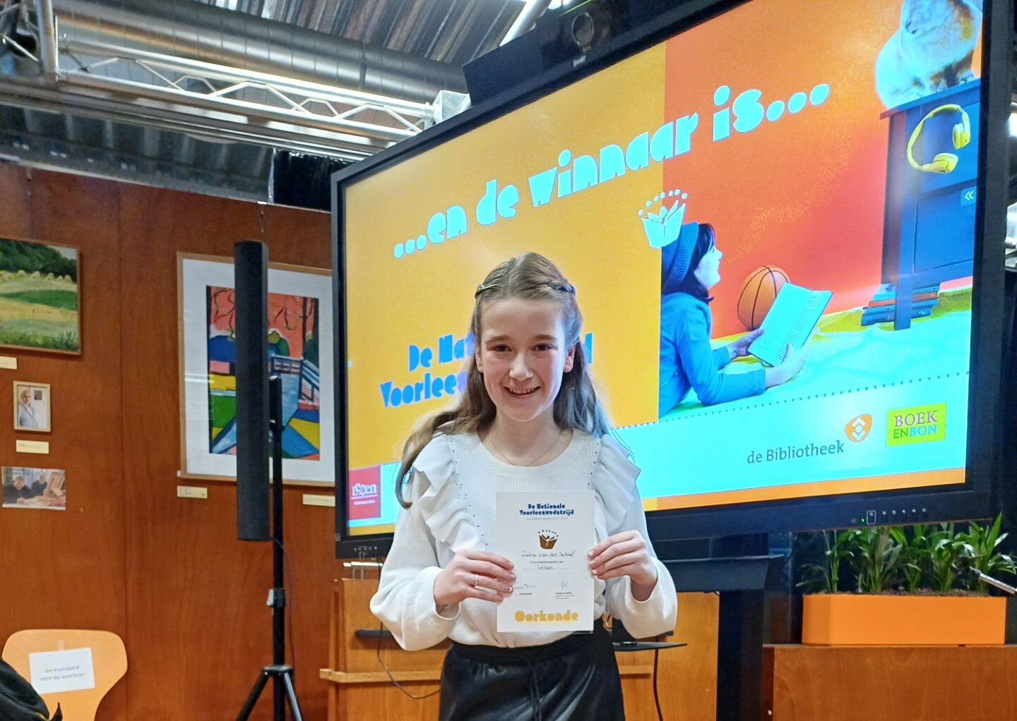 Zaïra van Basisschool Floriant voorleeskampioen van Velsen! - Jutter ...