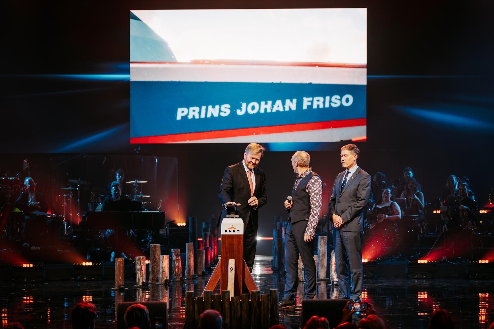 Koning onthult nieuwste KNRM-boot: Prins Johan Friso - Jutter | Hofgeest