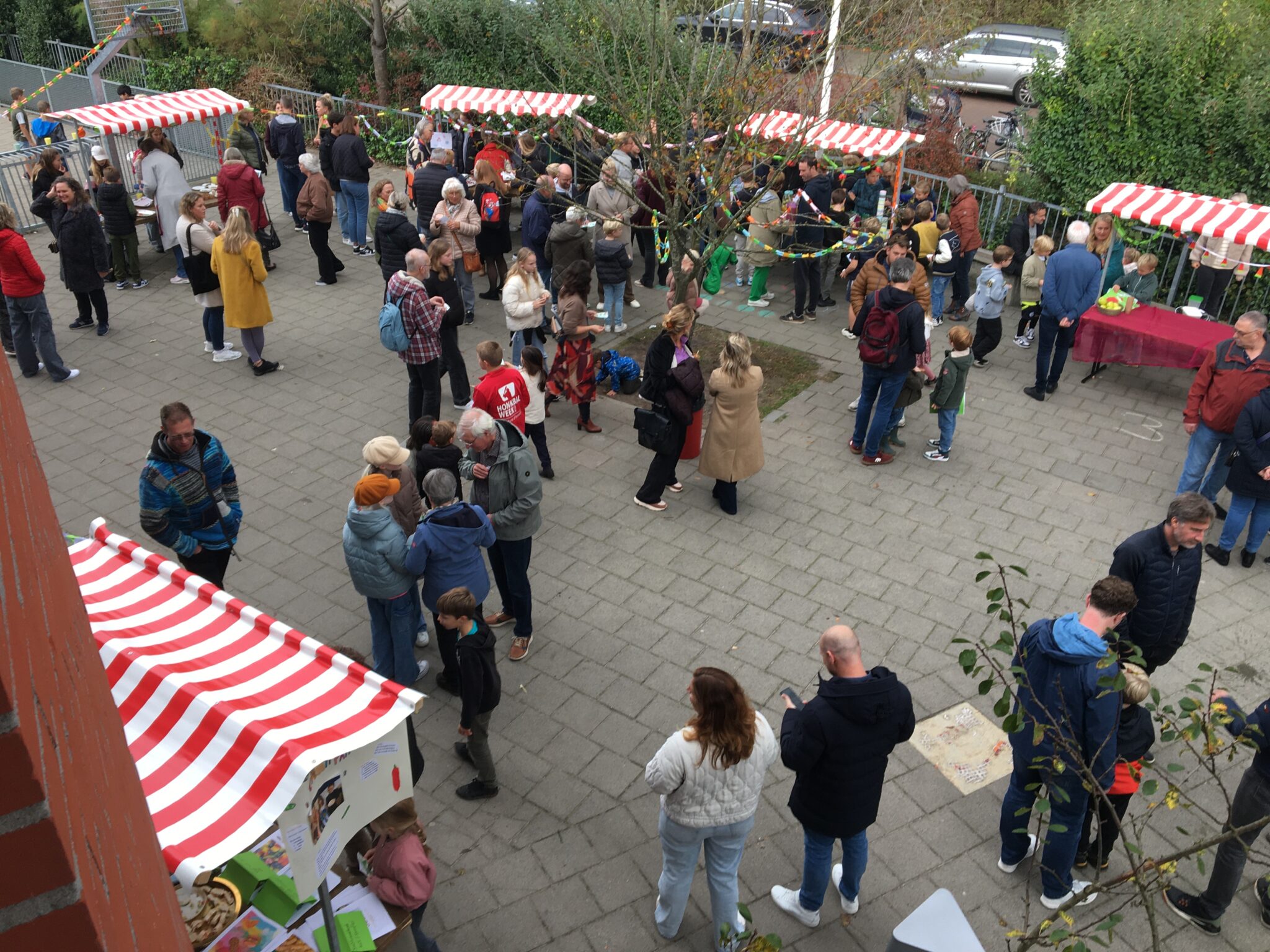 Schoolplein in teken van gezonde voeding - Jutter | Hofgeest
